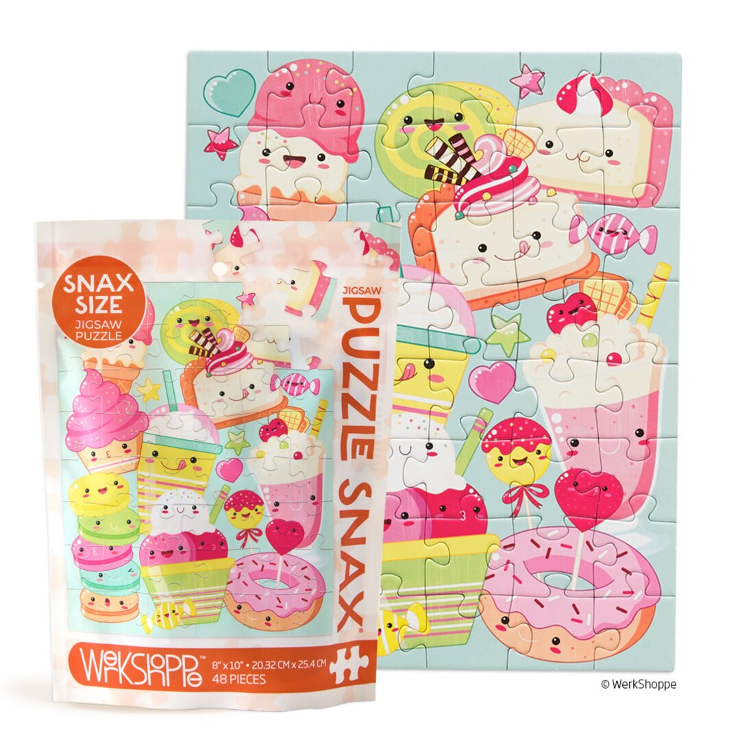 Yummy Yummy 48 Piece Kids Puzzle Snax - Etsy