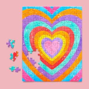 Velvet Heart | 100 Piece Jigsaw Puzzle | Werkshoppe - Etsy