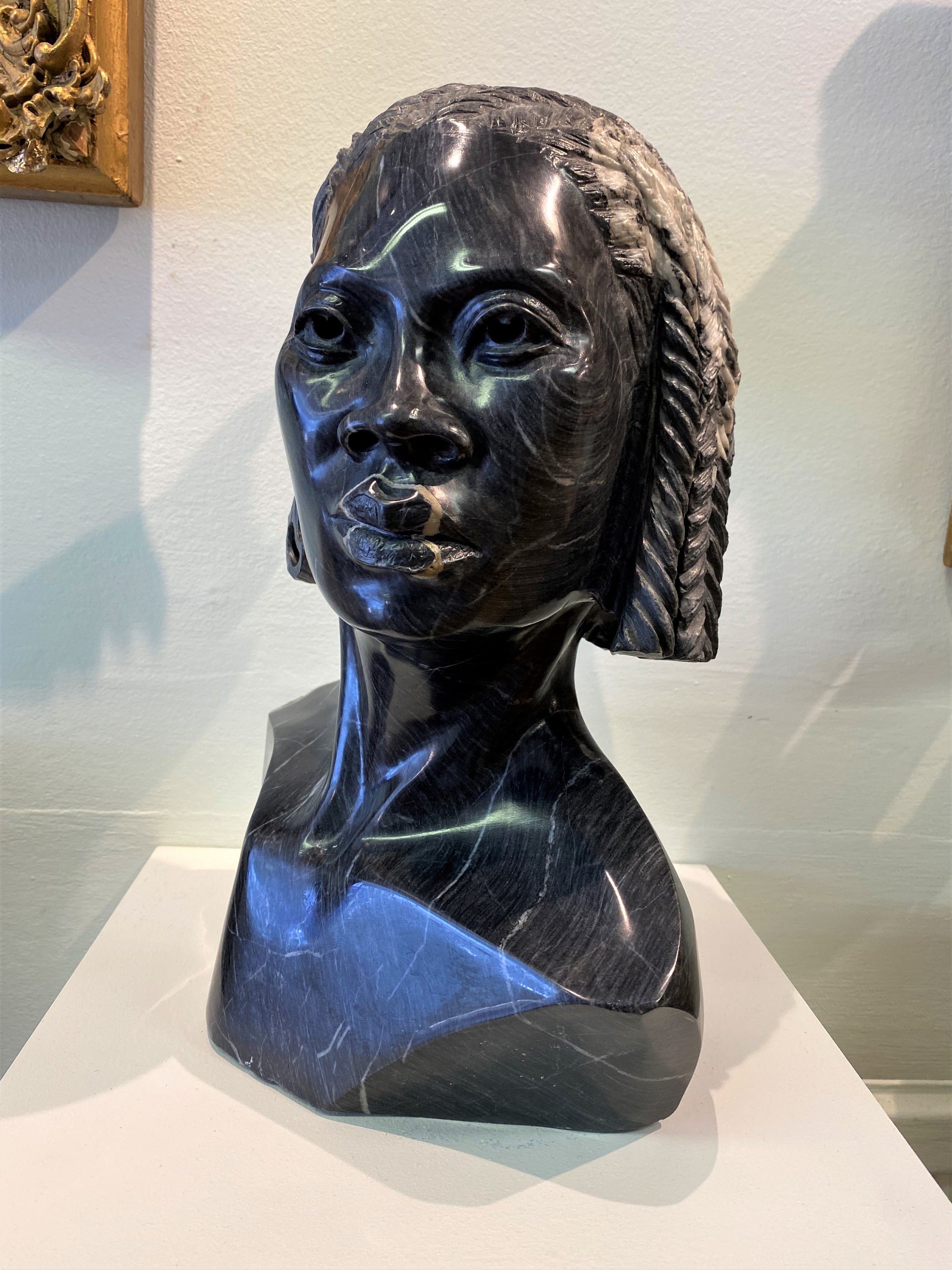 VICTORIOUS LADY by Farai TENDAI. Shona Sculpture Stone African Art Rose ...