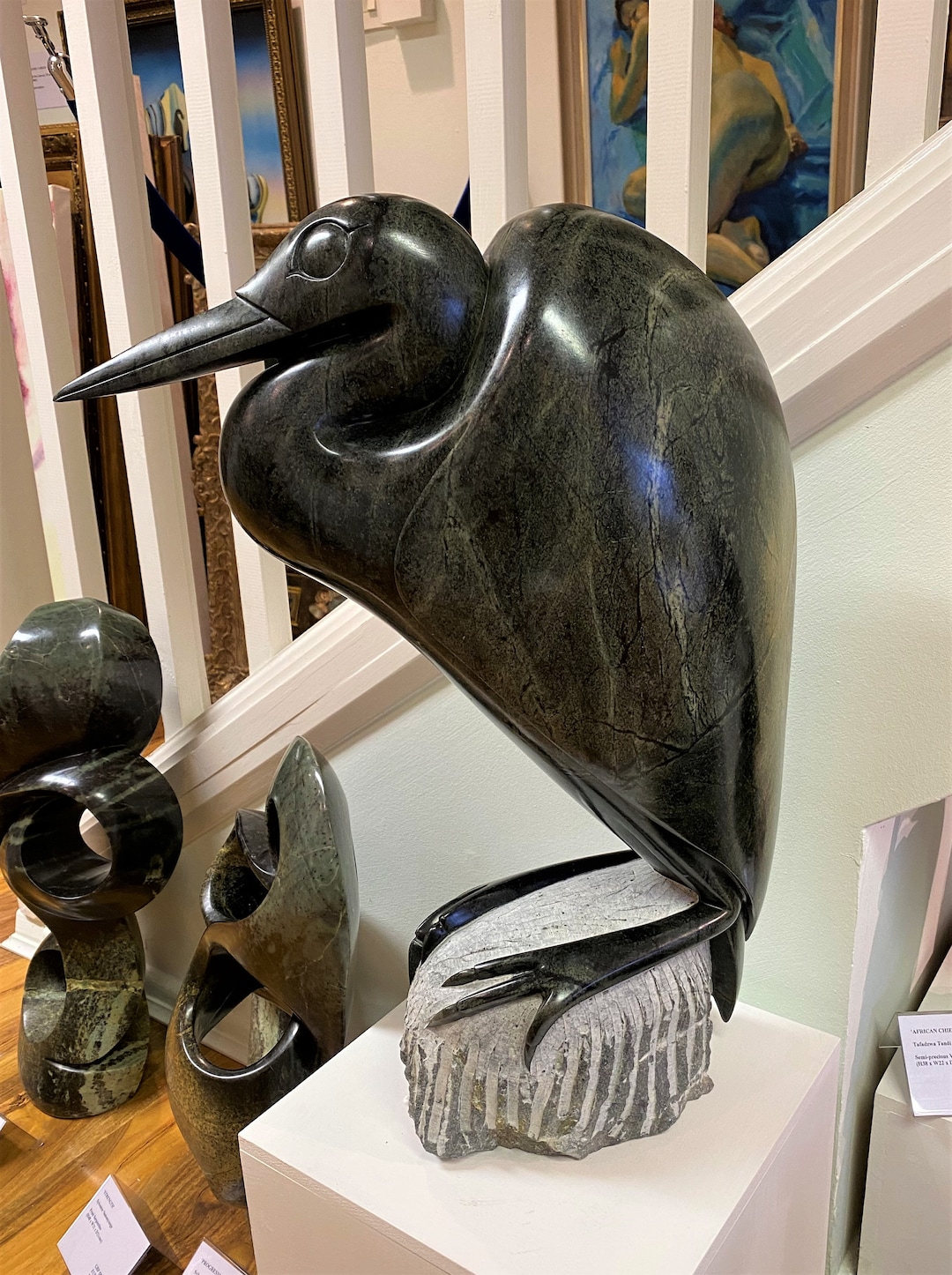 HERON by RACKINOS CHINGWARO. Shona Stone Sculpture African Art ...
