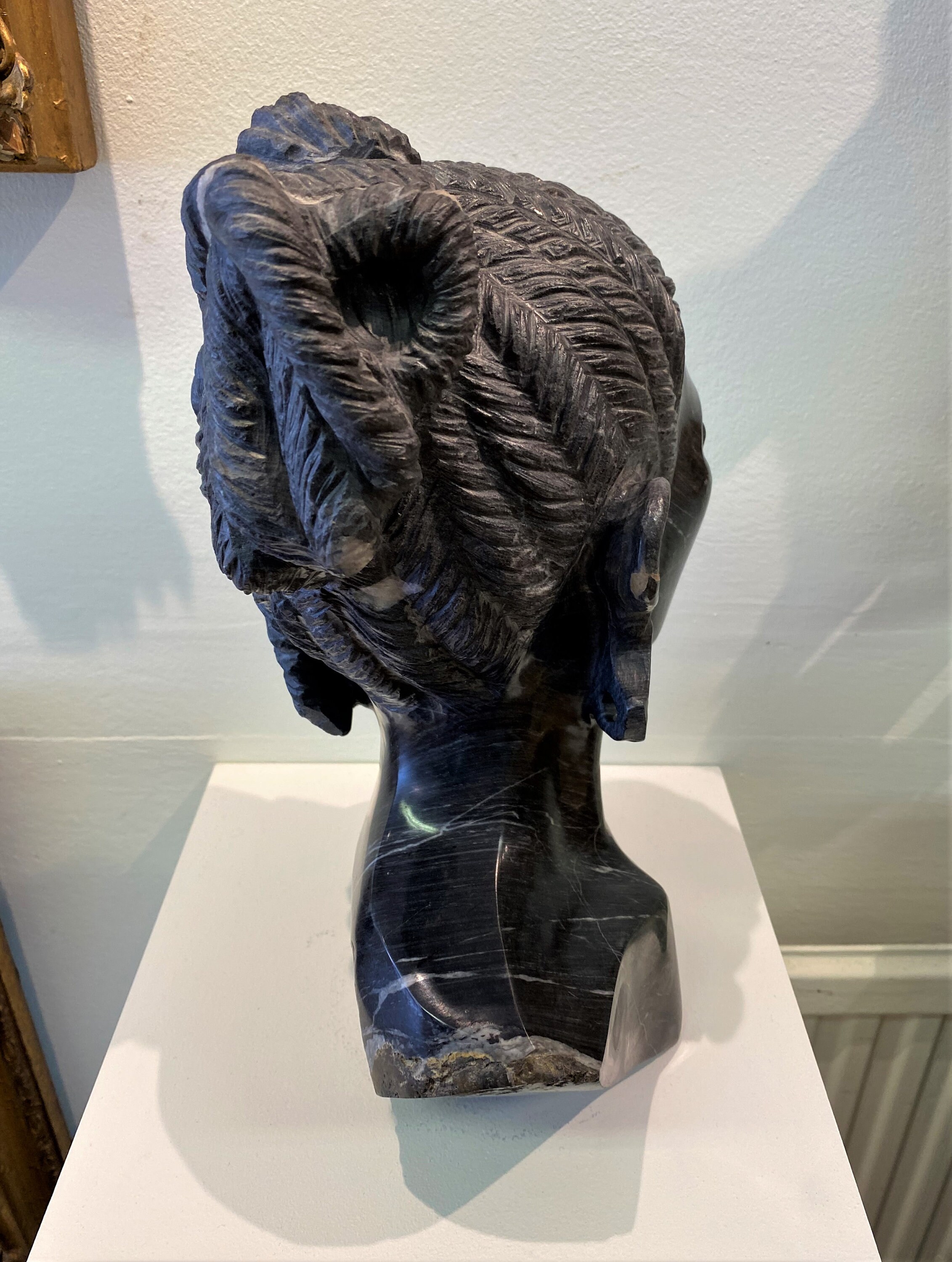 VICTORIOUS LADY by Farai TENDAI. Shona Sculpture Stone African Art Rose ...