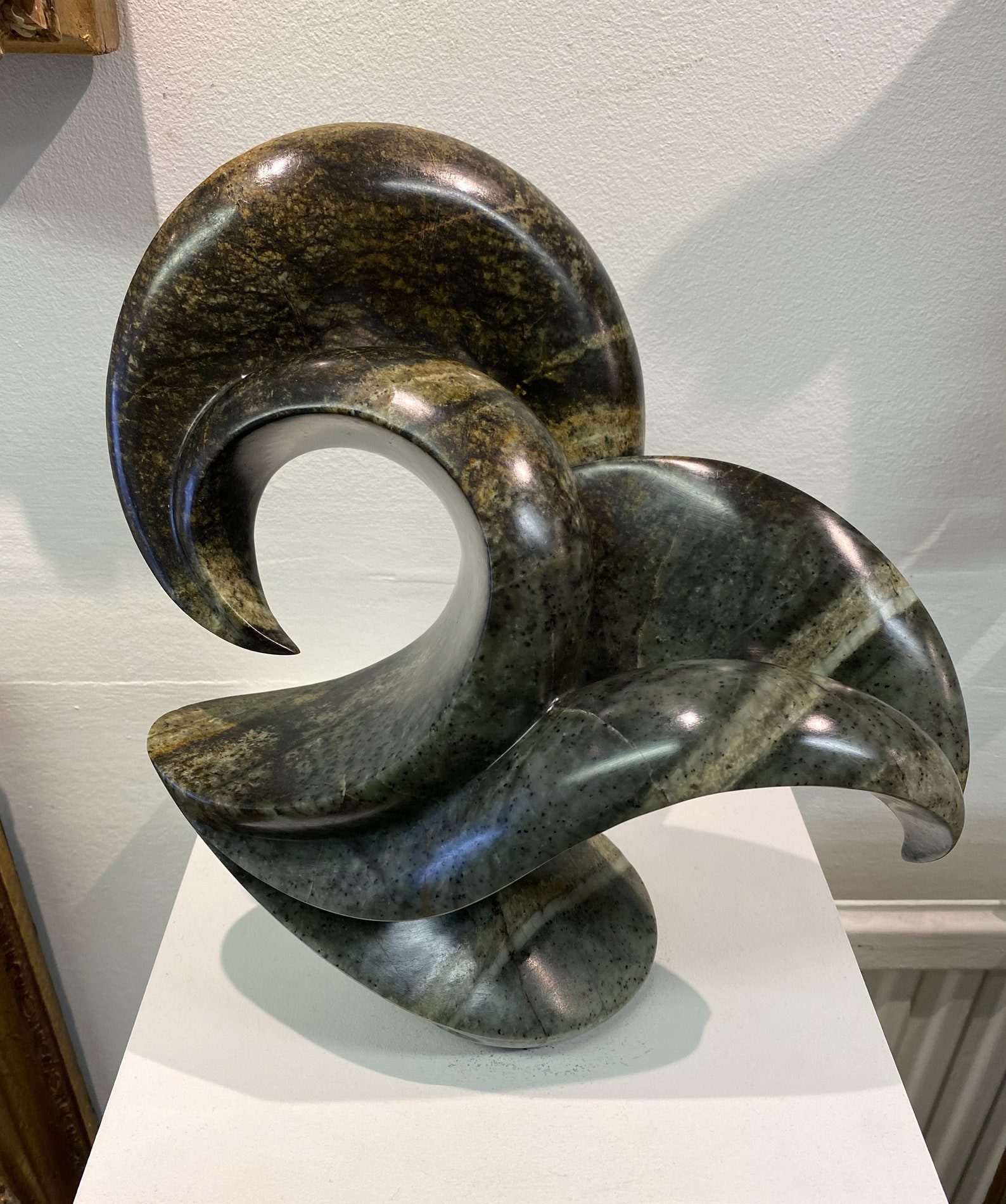 GERMINATING FLOWER by James PHIRI. Shona Stone Sculpture African Art Contemporary Home Handmade ...