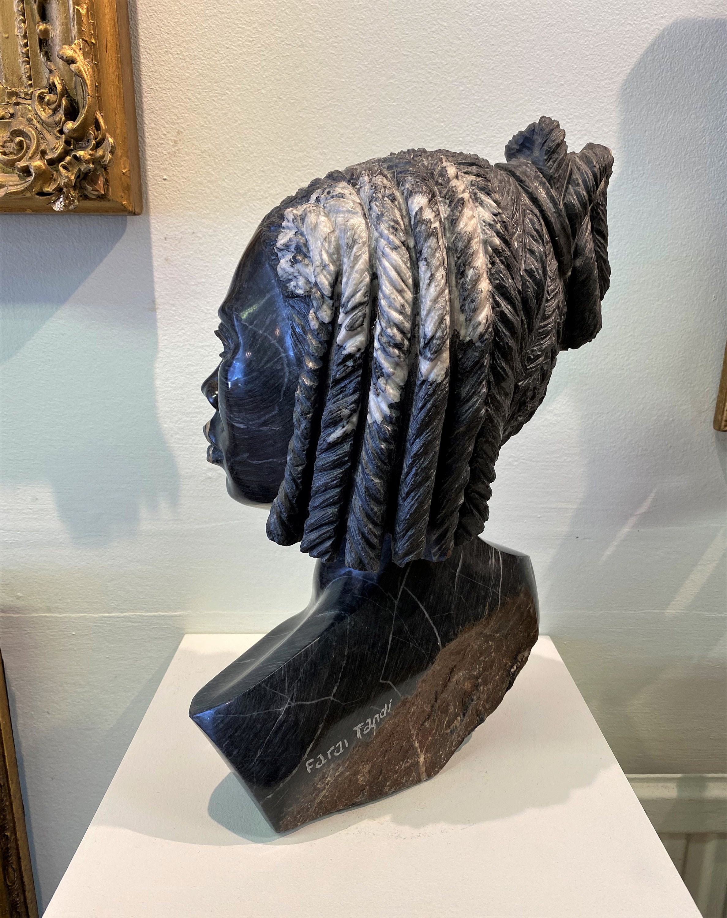 VICTORIOUS LADY by Farai TENDAI. Shona Sculpture Stone African Art Rose ...