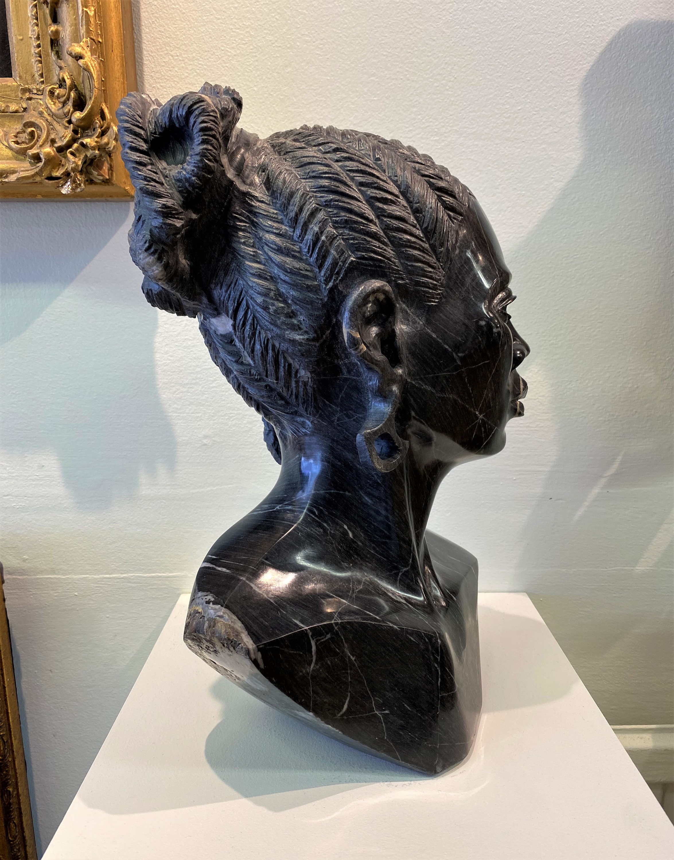 VICTORIOUS LADY by Farai TENDAI. Shona Sculpture Stone African Art Rose ...