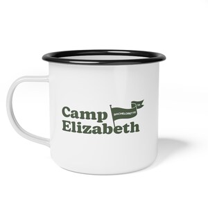 Camp Bachelorette Enamel Camp Cup, Retro Bach Party Favors, 70s Summer ...