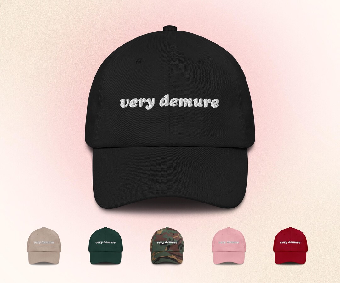 Very Demure Very Mindful Dad Hat, Embroidered Hat - Etsy