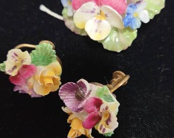 Bone China Brooch | Etsy