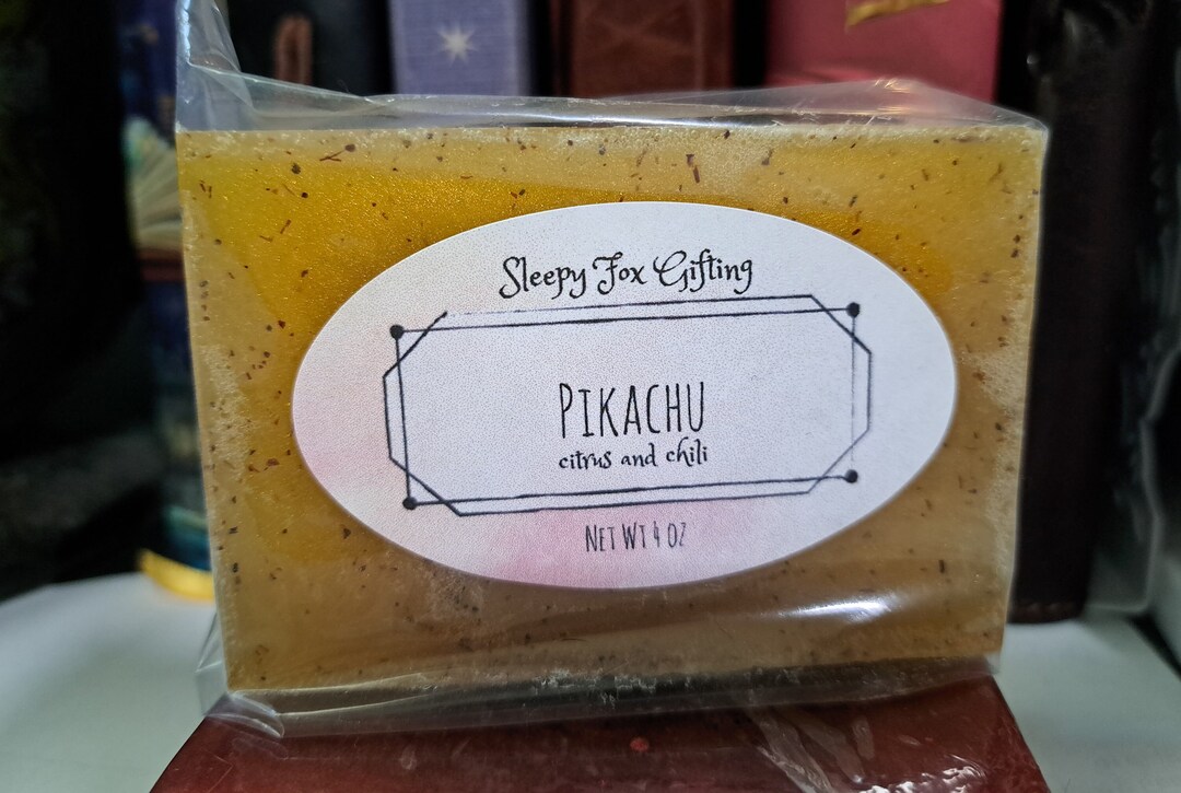 Pikachu Handmade Soap - Etsy