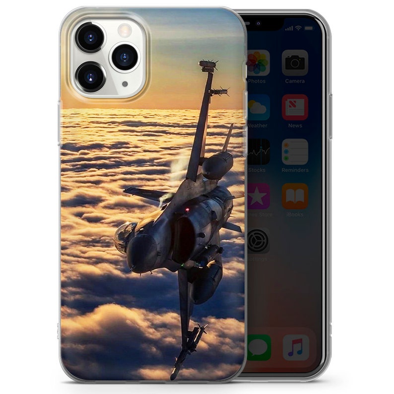 Airplane Jet Fighter Aircraft Design Phone Case for iPhone 15 Pro Max ...