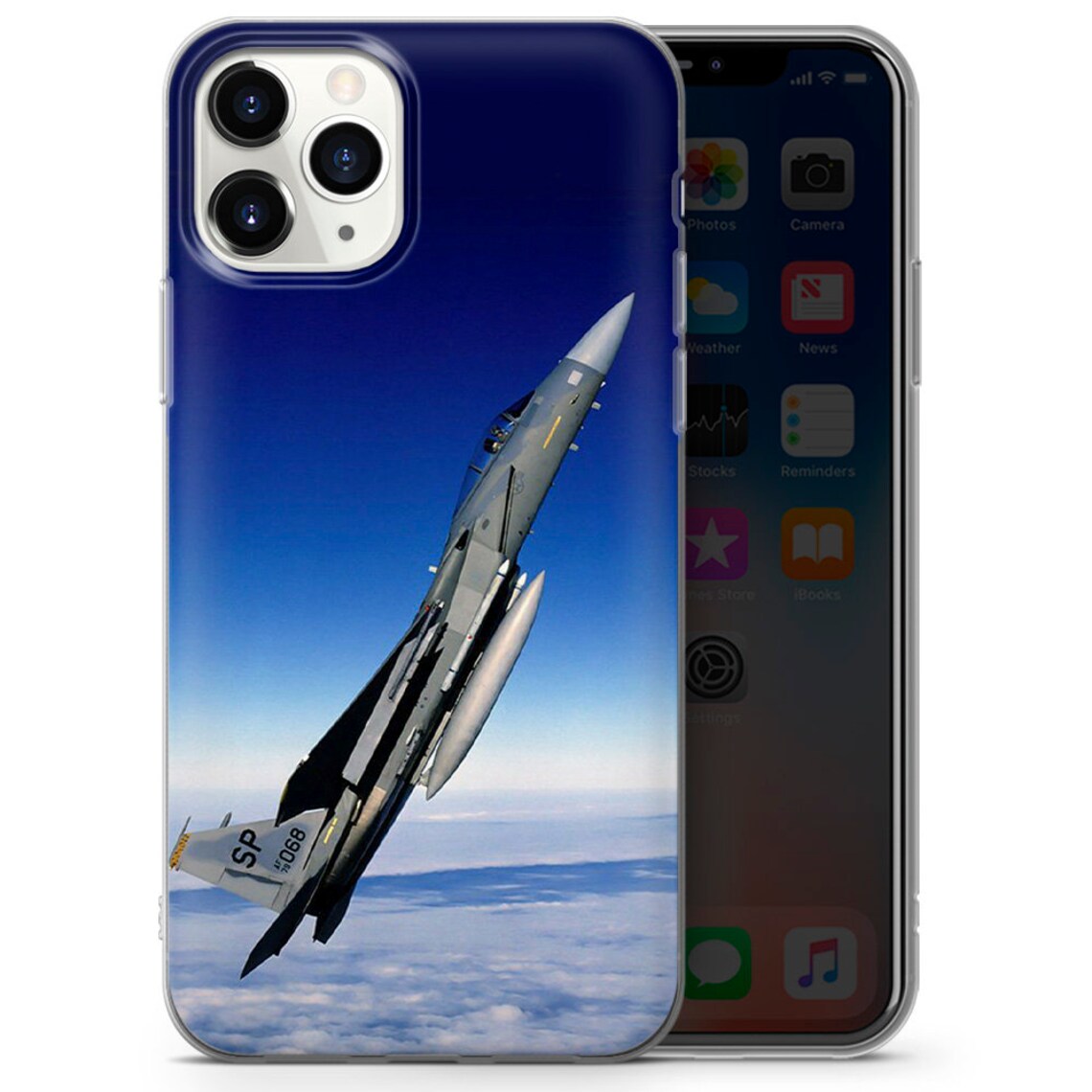 Airplane Jet Fighter Aircraft Design Phone Case for iPhone 15 Pro Max ...