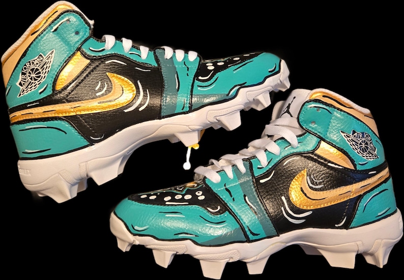 Jordan Cartoon Baseball Cleats (the G.O.A.T) - Etsy
