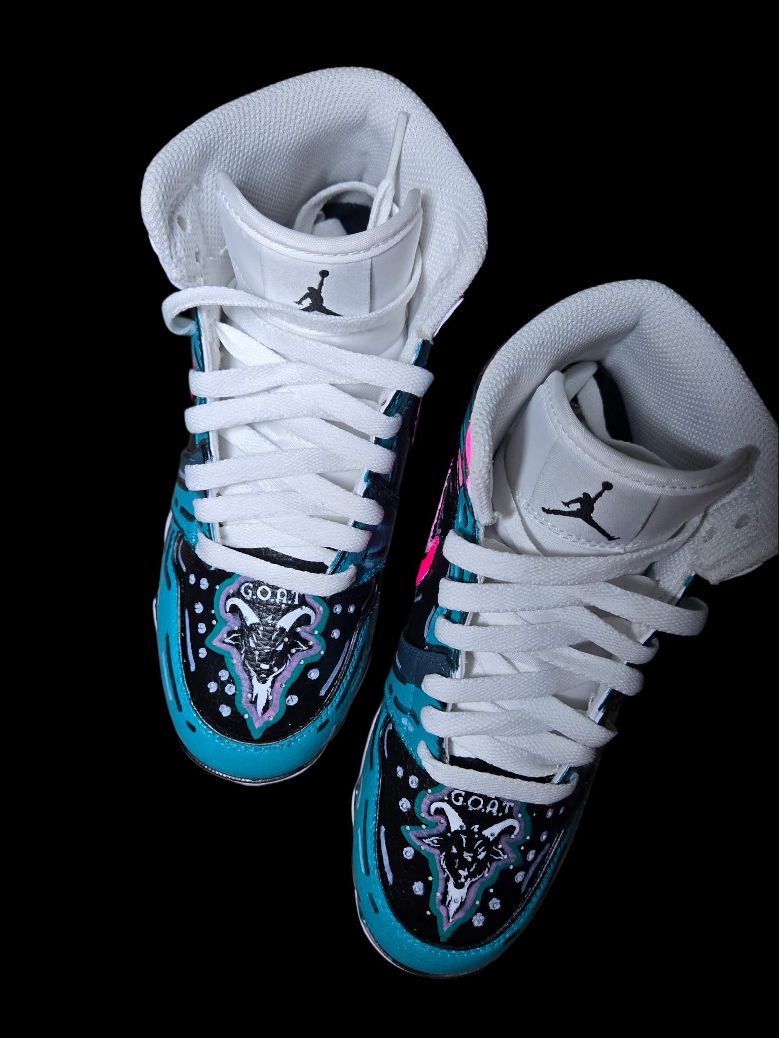 Jordan Cartoon Baseball Cleats (the G.O.A.T) - Etsy