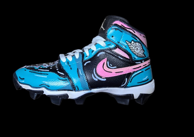 Jordan Cartoon Baseball Cleats (the G.O.A.T) - Etsy