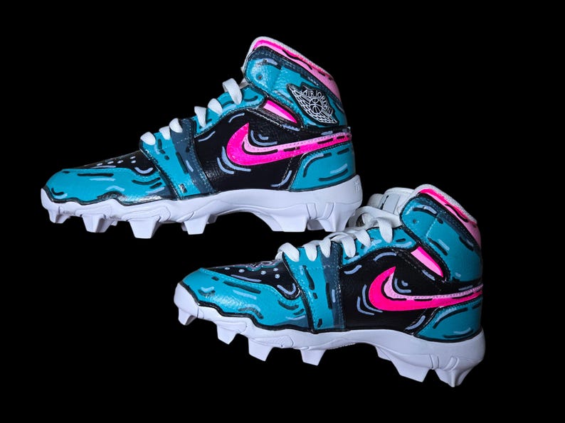 Jordan Cartoon Baseball Cleats (the G.O.A.T) Adult - Etsy