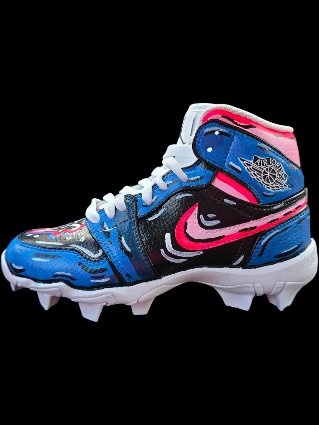 Jordan Cartoon Baseball Cleats (the G.O.A.T) - Etsy