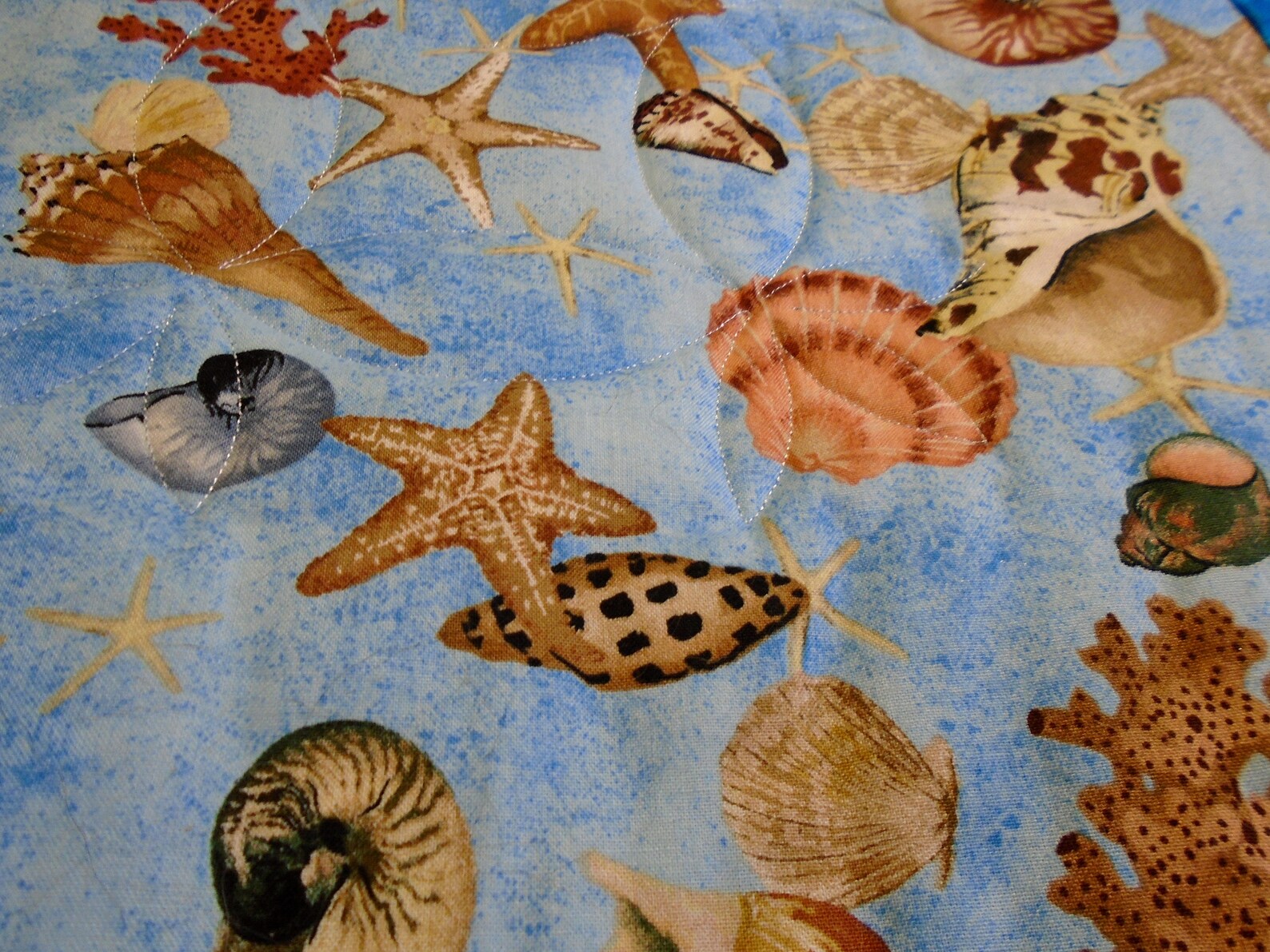 Sea Life Table Runner or Wall Hanging, Gift. Table Topper, Table Decor ...