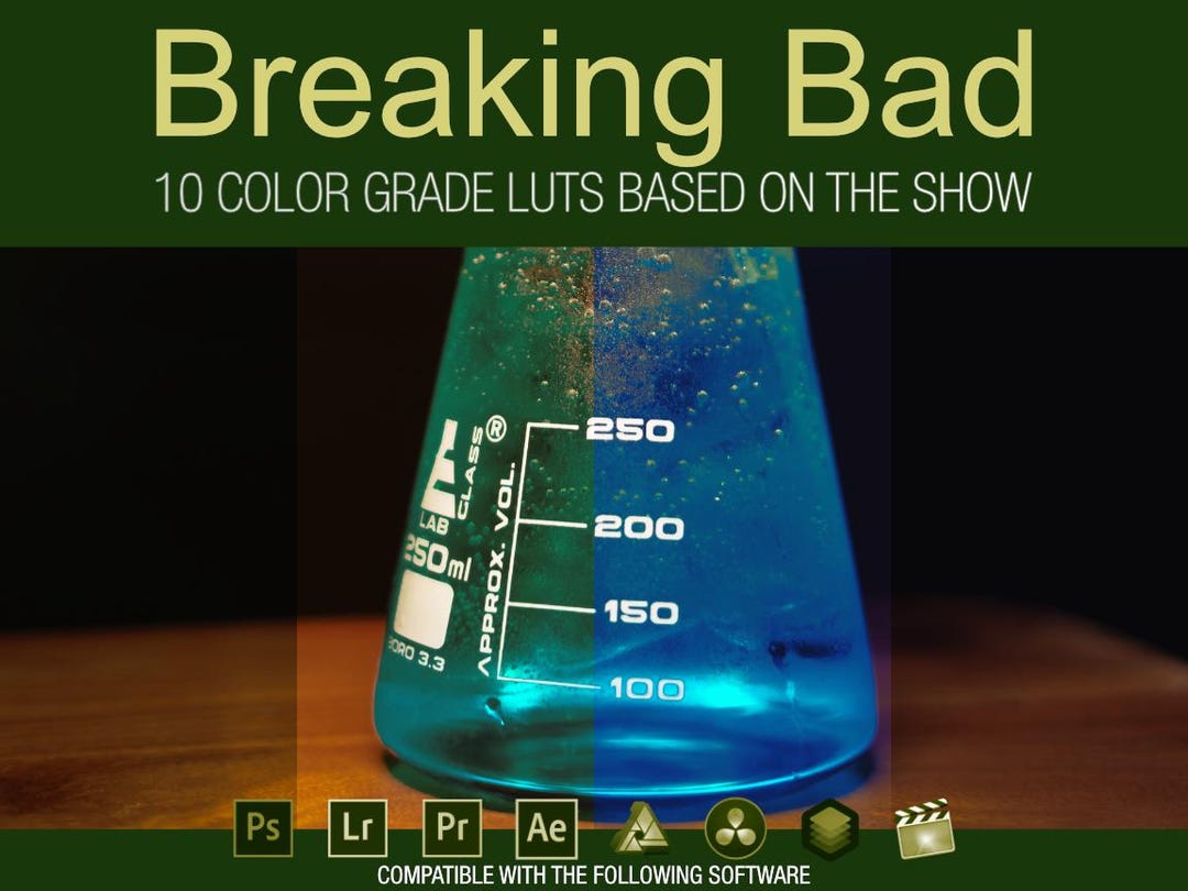 Breaking Bad Color Grade Luts for Photo & Video Editing - Etsy