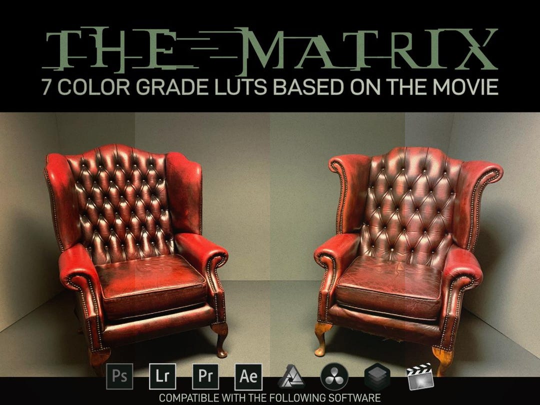 The Matrix Color Grade Luts for Photo & Video Editing - Etsy