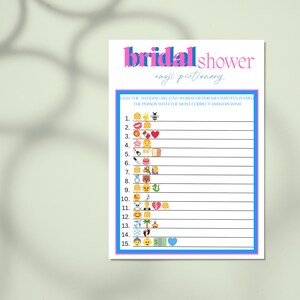 Editable Bridal Games Template, Personalized Bridal Games Set ...