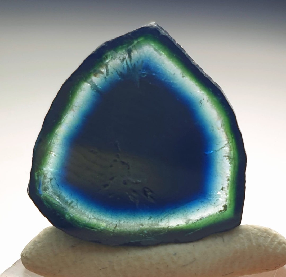 Top Quality Tri Color Combination Dark Blue Indicolite Polished ...