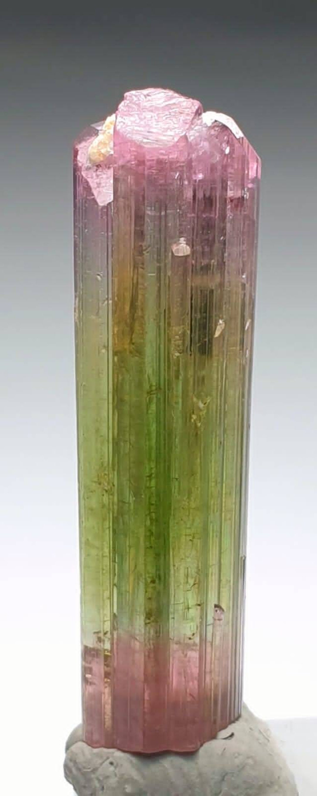 Beautiful Tri Color Perfect Terminated Tourmaline Crystal From Paprook ...