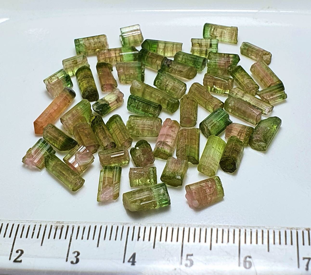Cristales de turmalina de sandía - Etsy España