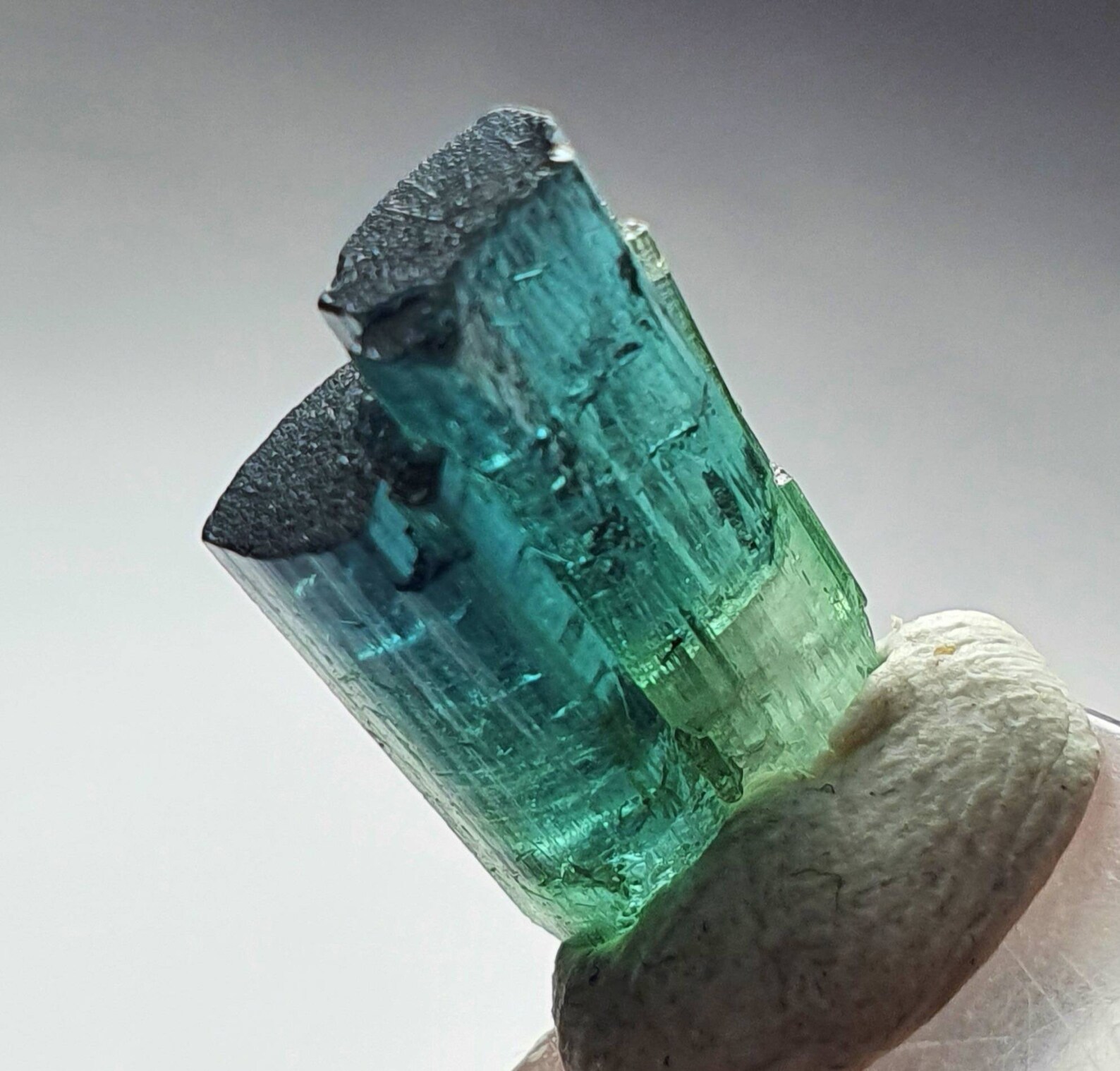 Twin Terminated Blue Tourmaline Crystal - Etsy