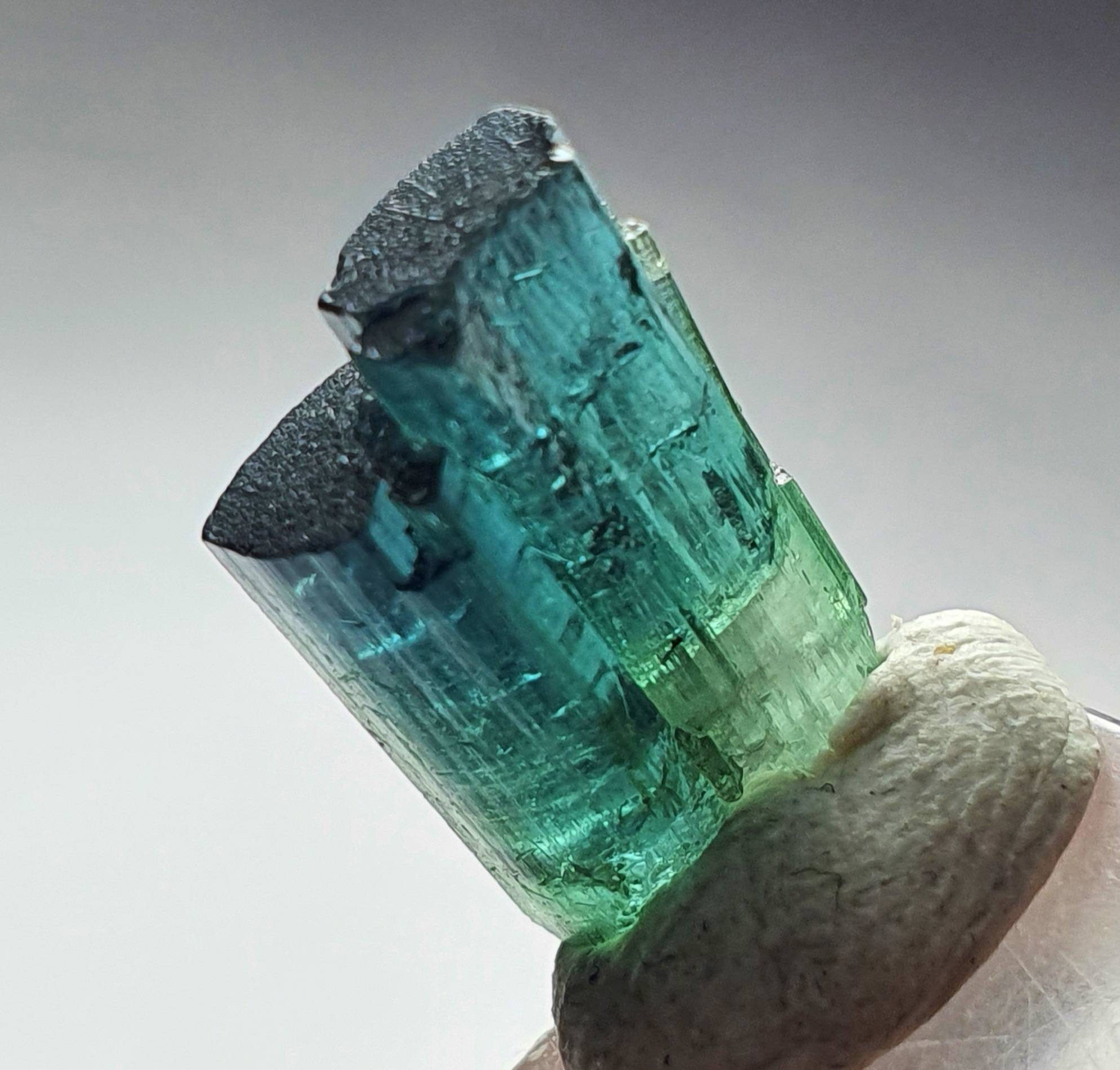 Twin Terminated Blue Tourmaline Crystal - Etsy