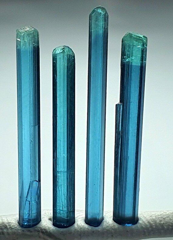 Tourmaline crystal sprays blue color terminated Materials Gemstones ...