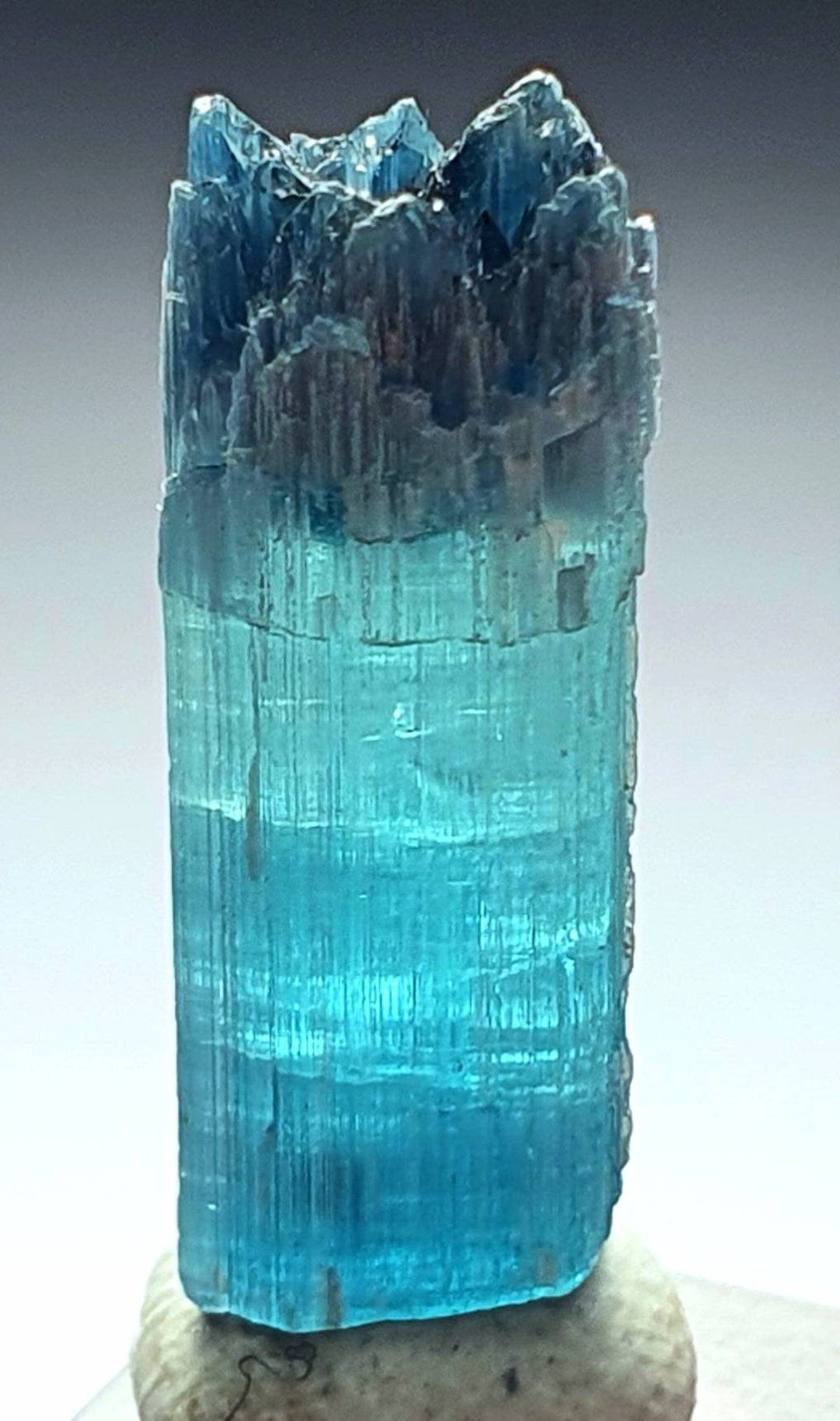 Spike Terminated Amazing Jewellery Size Finest Ocean Blue Tourmaline ...