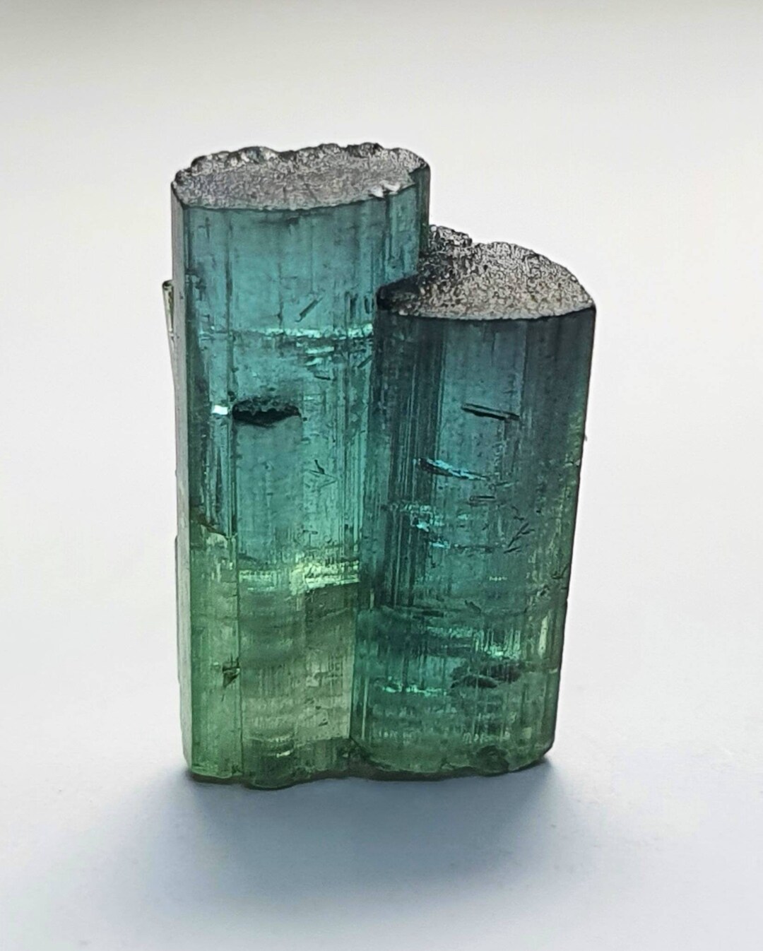 Twin Terminated Blue Tourmaline Crystal - Etsy