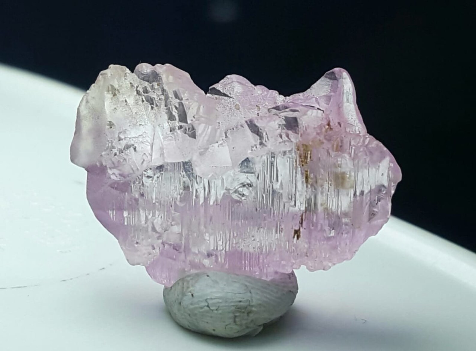 Light Pink Color Mountain Type Termination Kunzite Crystal - Etsy
