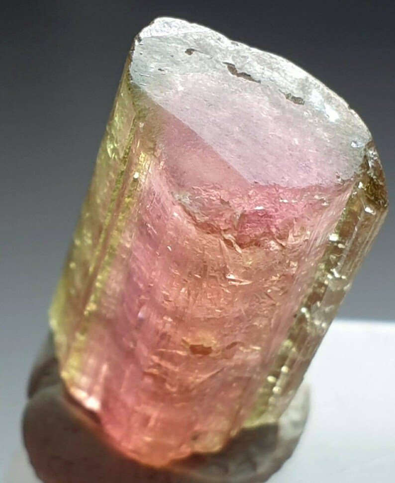 Watermelon Tourmalin Crystal - Etsy