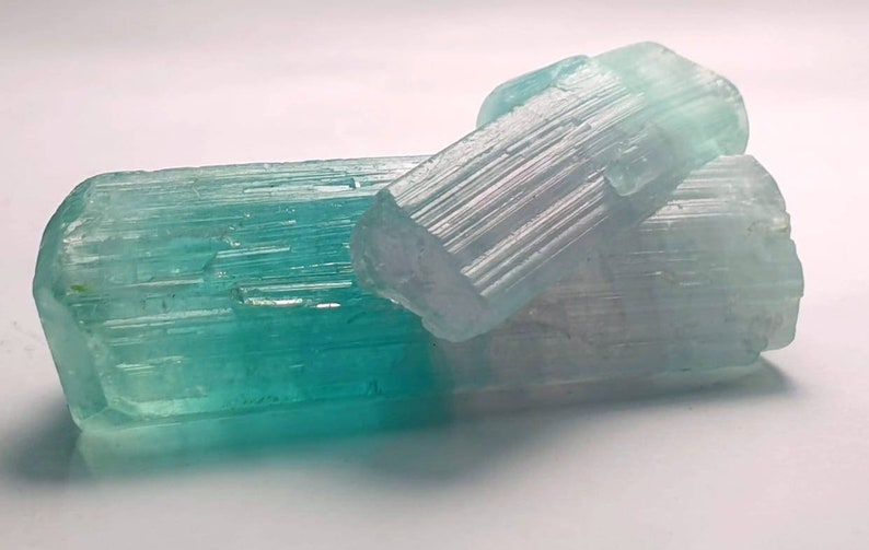 Top Quality Paraiba Color Double Terminated Cotton Candy Tourmaline ...
