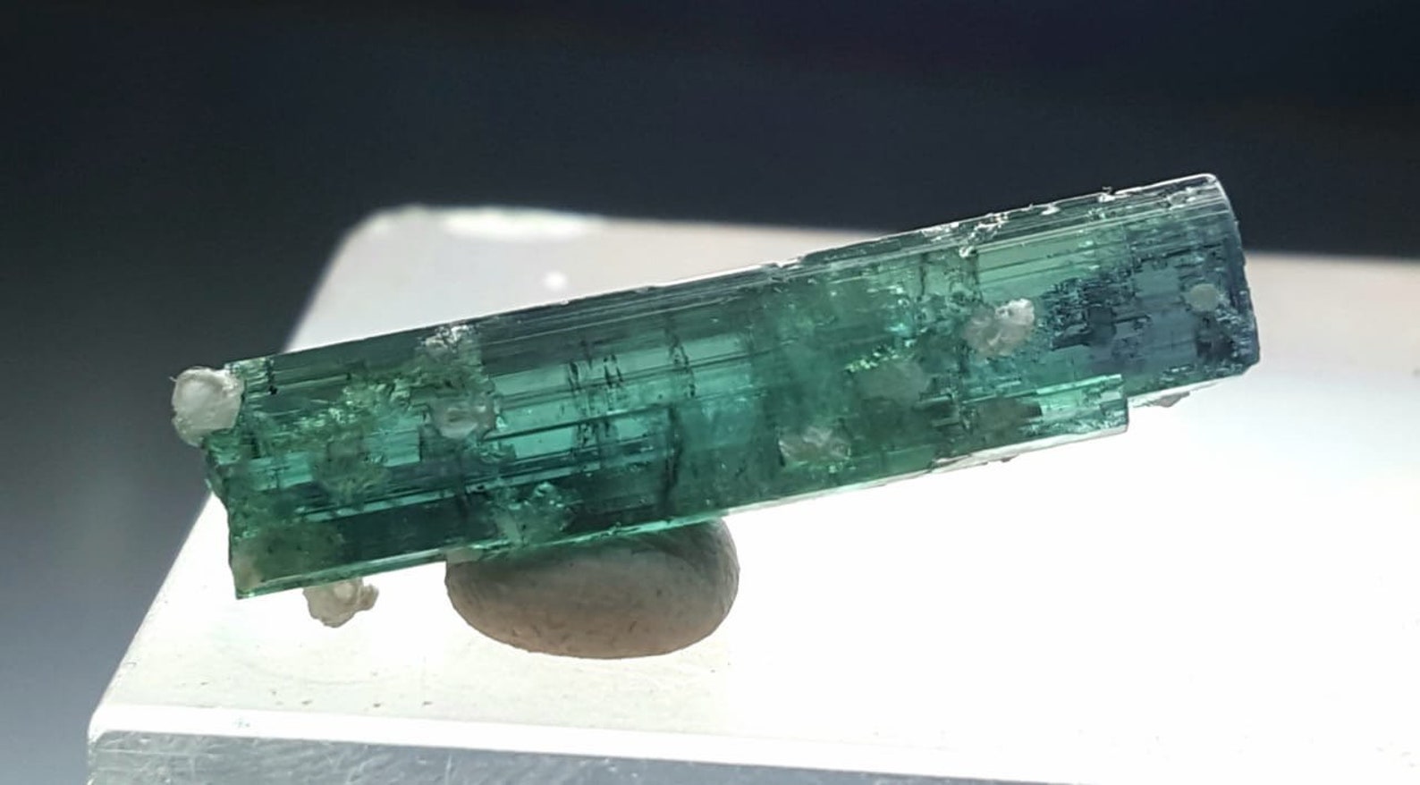 Green Tourmaline Specimen With Lapodolite - Etsy