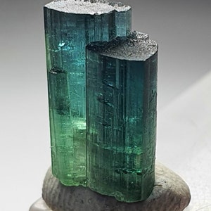 Twin Terminated Blue Tourmaline Crystal - Etsy