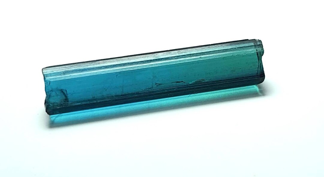 Amazing Rod Shape Facet Grade Eye Clean Peacock Colour Tourmaline ...