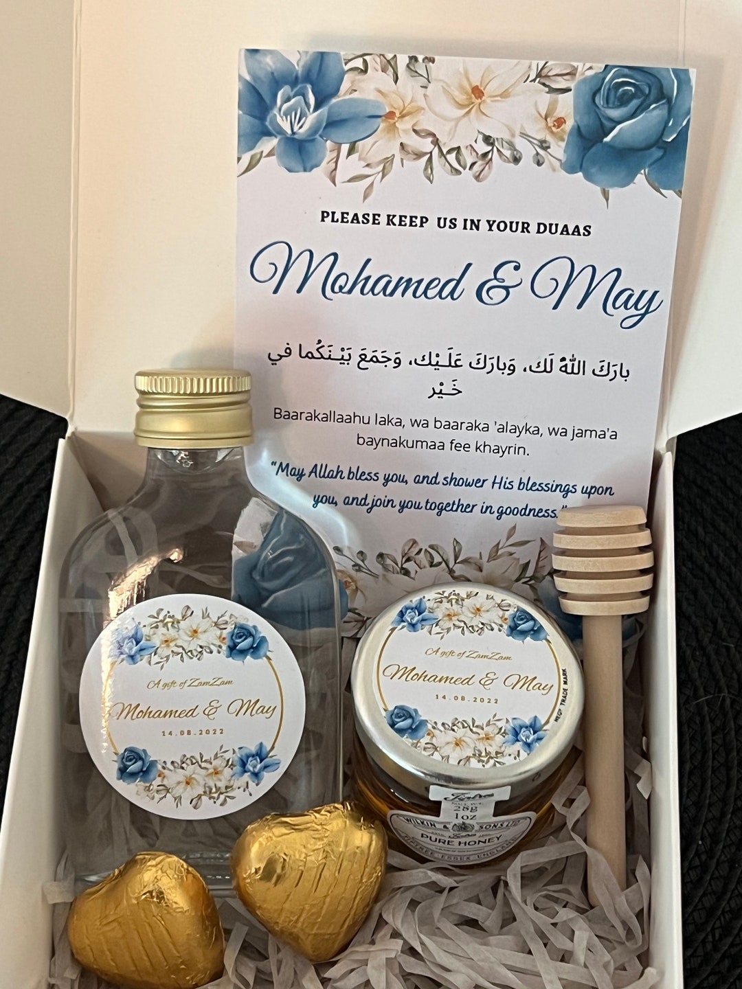 Nikkah Wedding Favours Islamic Gifts Zamzam Walima - Etsy UK