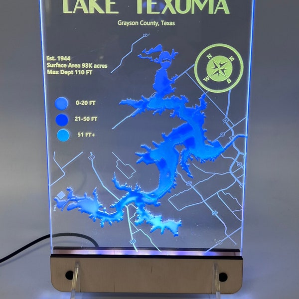 Edge Lit Sign - Etsy