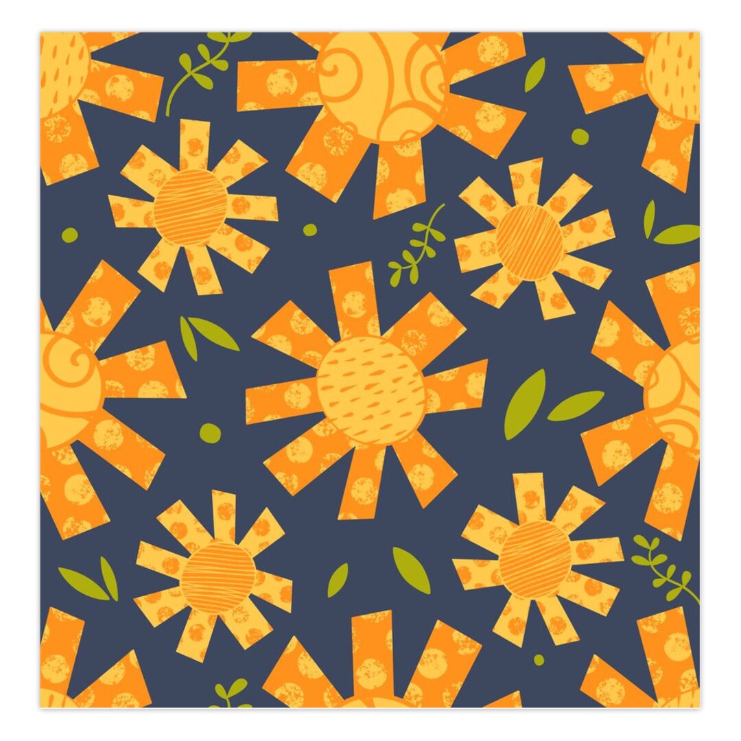 Dopamine Daisies Original Art Note Cards, 10 Cards (5x5 Inches) With ...