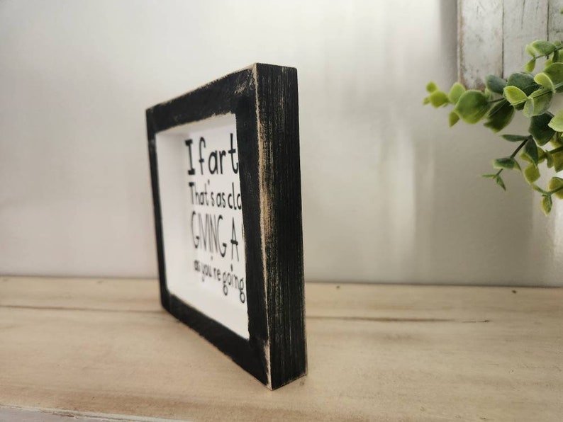 Small 'give A Shit' Sign - Etsy