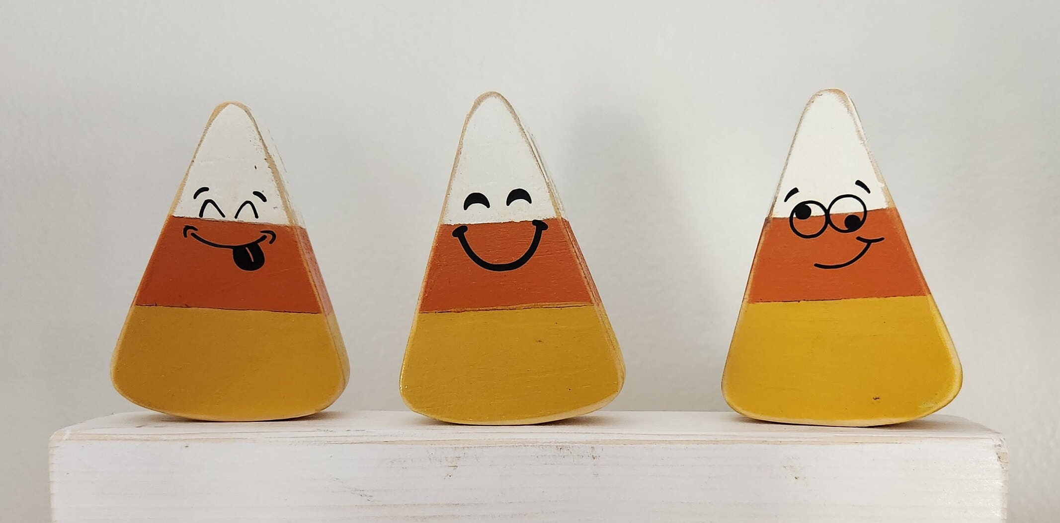 Personalized Wood Decoration Custom Wooden Candy Corn Block Add-on Fall ...