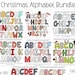 Scribble Tropical Doodle Letters Alphabet PNG Bundle Doodle Sublimation ...