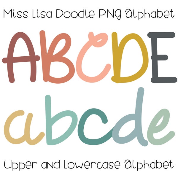 Quirky Letters - Etsy