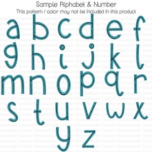 Scribble Doodle Letters Bright Neon Colors PNG Bundle Alphabet ...