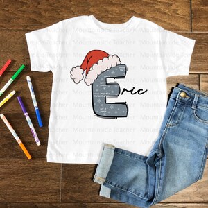 Christmas Doodle PNG Letters, Holiday Letters, Christmas Patterns, Clip ...