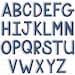 Block Doodle Letters, Dusk Doodle Alphabet, Sublimation Set, PNG Doodle ...