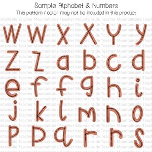 Scribble Letters, Shades of Pink and Red, Doodle Alphabet, PNG Bundle ...