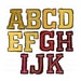 Rainbow Neon Varsity Letters, Marquee Colorful Alphabet Fun PNG Bundle ...
