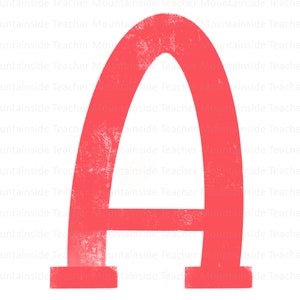 Distressed Letters, Bright Doodle Alphabet, PNG Bundle, Doodle ...